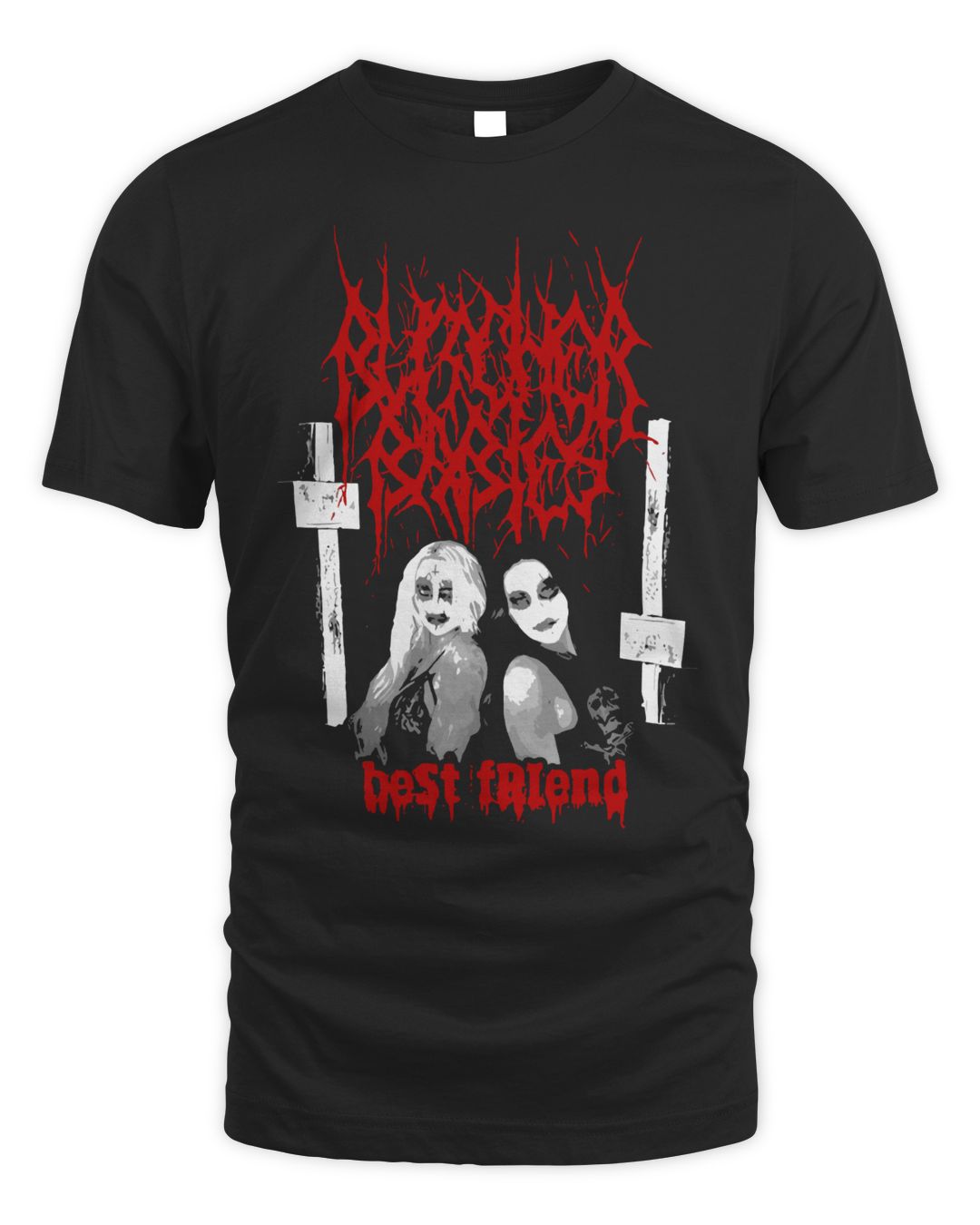 Butcher Babies Merch Best Friend Bootleg Black Metal Shirt